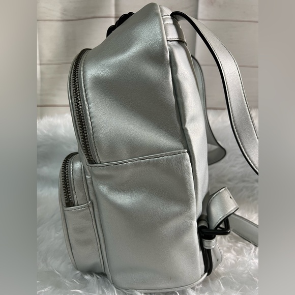 Dkny | Bags | Dkny Mini Abby Silver Backpack | Poshmark